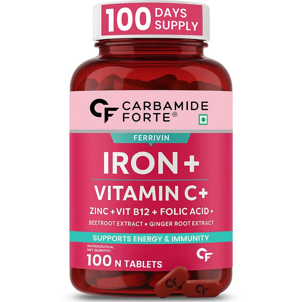Carbamide Forte Iron + Vitamin C (100 Tablets) - Halt