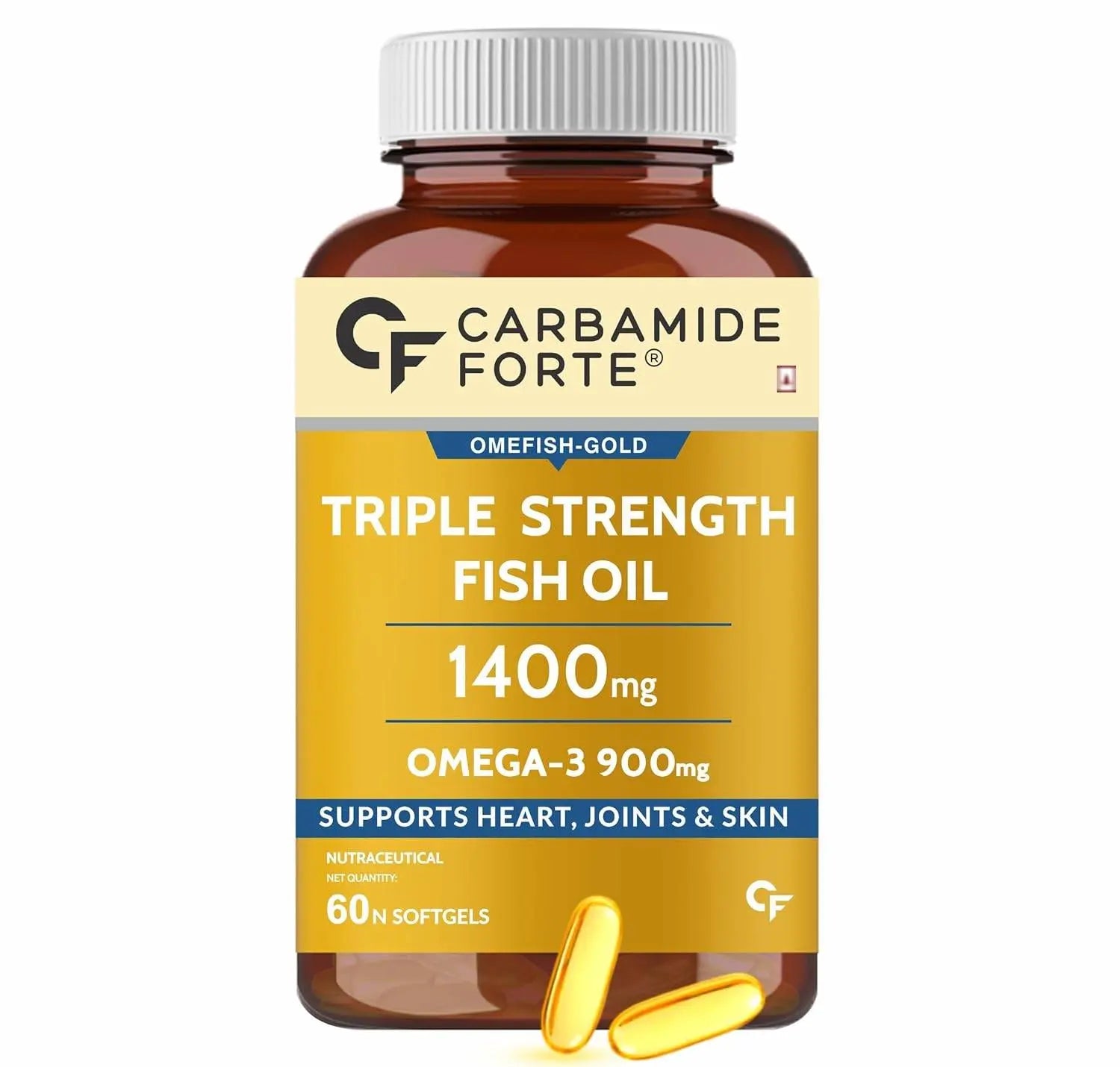Triple Strength Fish Oil 1400mg | 60 Softgels – Halt