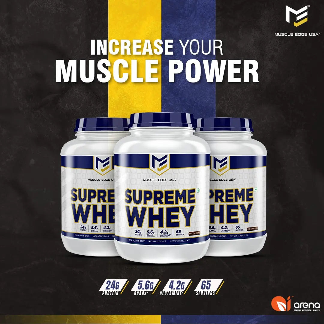 Supreme Whey Protein - Muscle Edge USA (5Lbs) – Halt