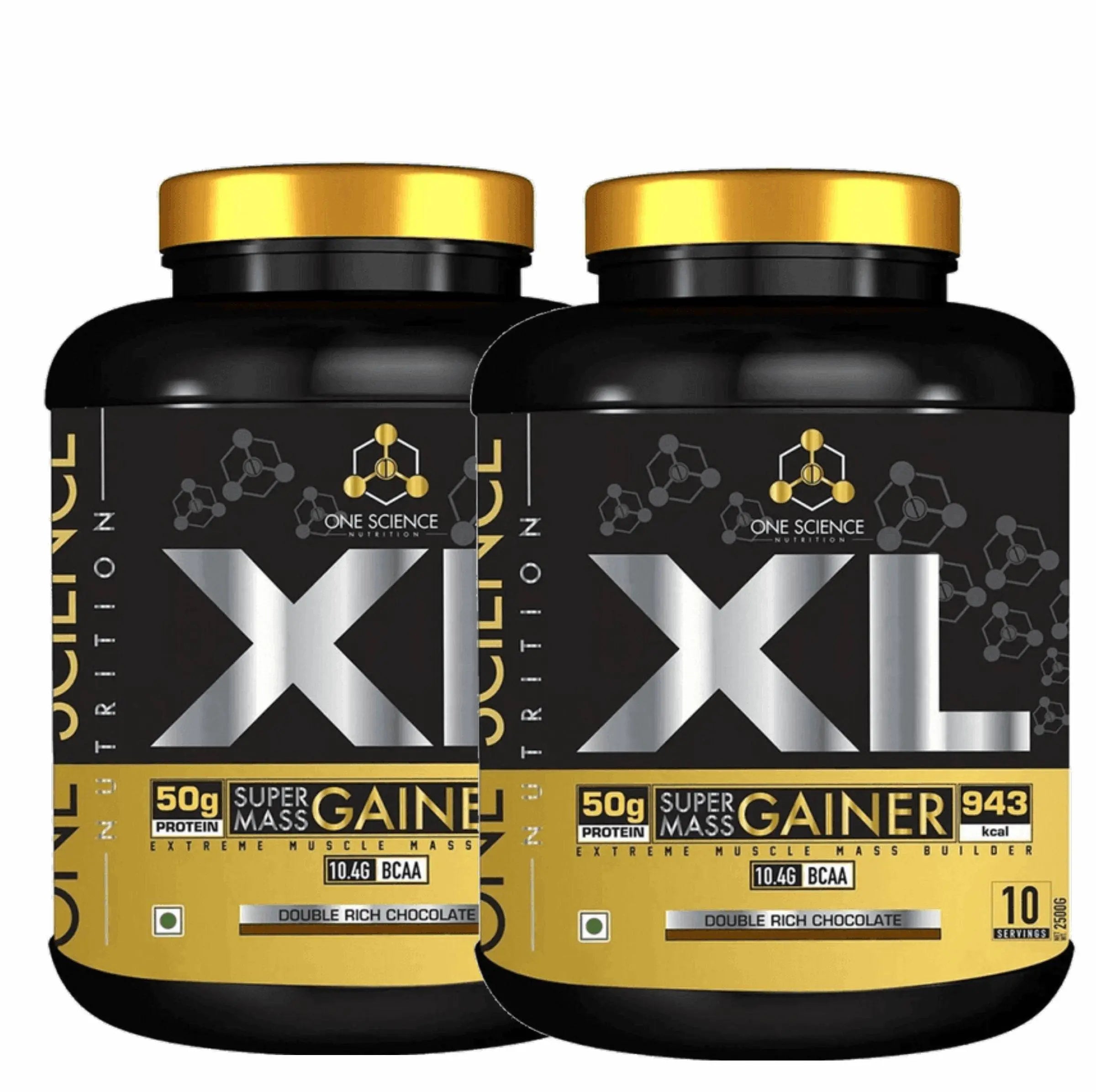 One Science XL Super Mass Gainer (1+1) (Exp: 06/24) - Halt