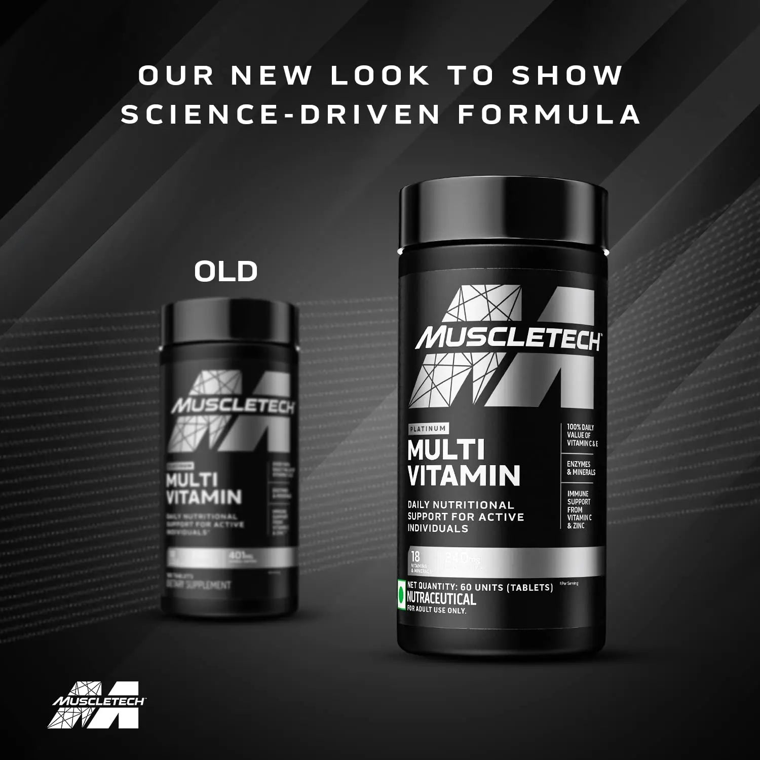 Muscletech Platinum Multivitamin - 60 Tablets – Halt